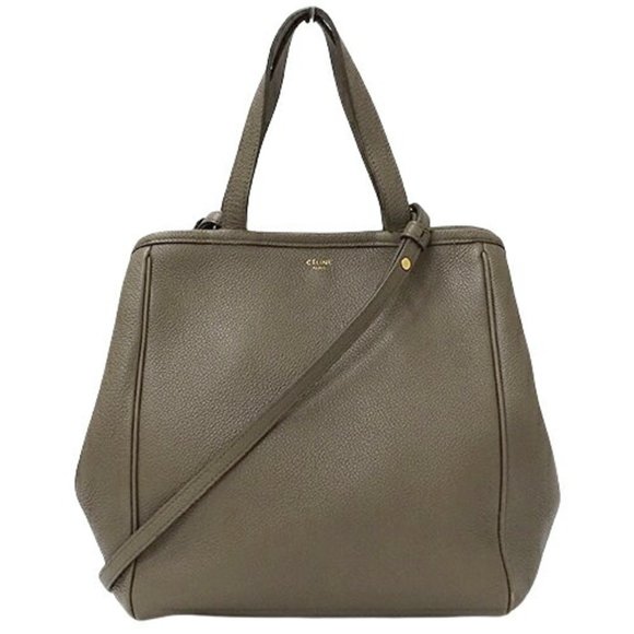 Celine | Bags | Celine Womens Handbag Shoulder Bag 2way Leather Small ...